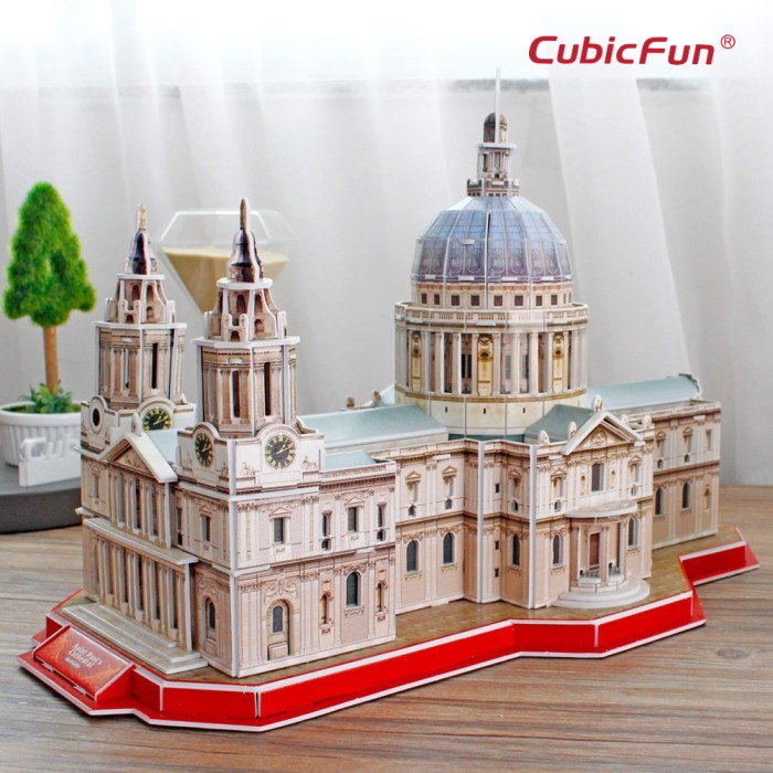 จิ๊กซอว์ปริศนา Cubicfun St. Paul s Cathedral L Mc117H - 3D ของเล่น ...
