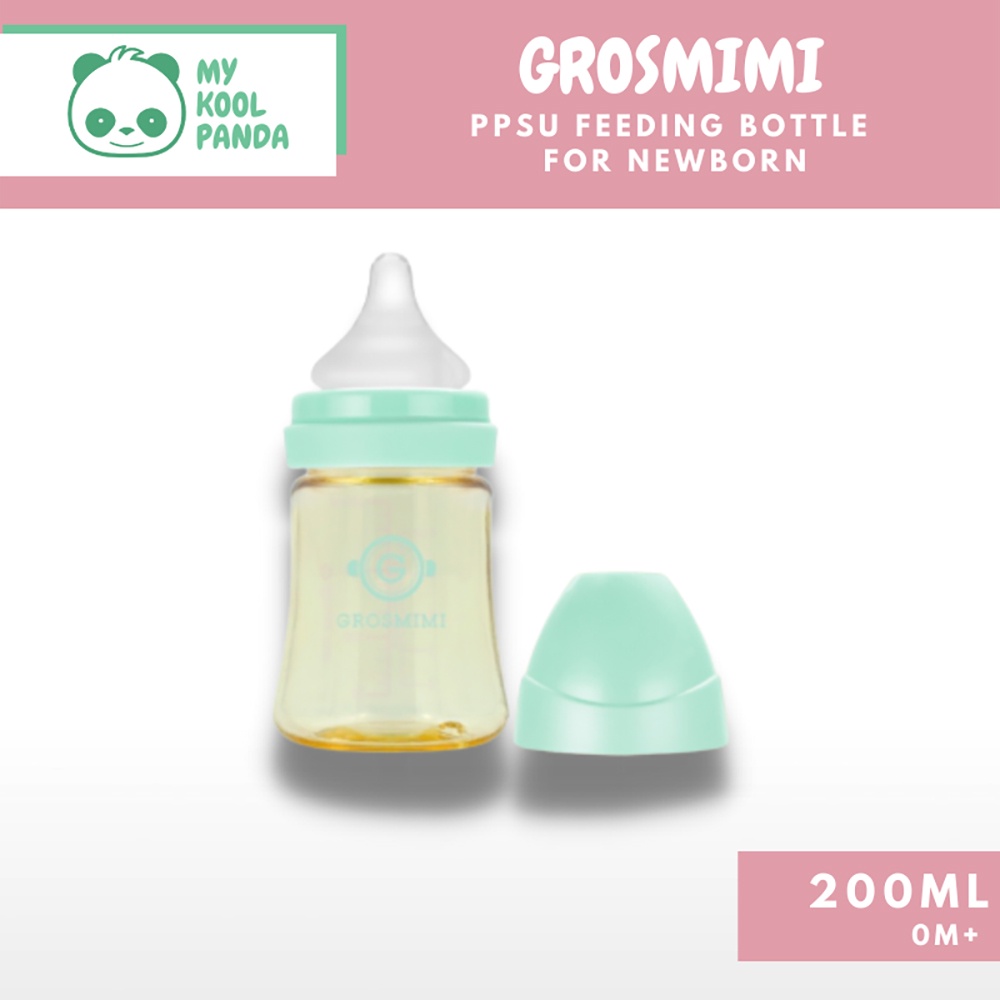 Grosmimi PPSU Feeding Bottle for Newborn, 200ml ขวดนม สำหรับเด็กแรกเกิด | Shopee Thailand