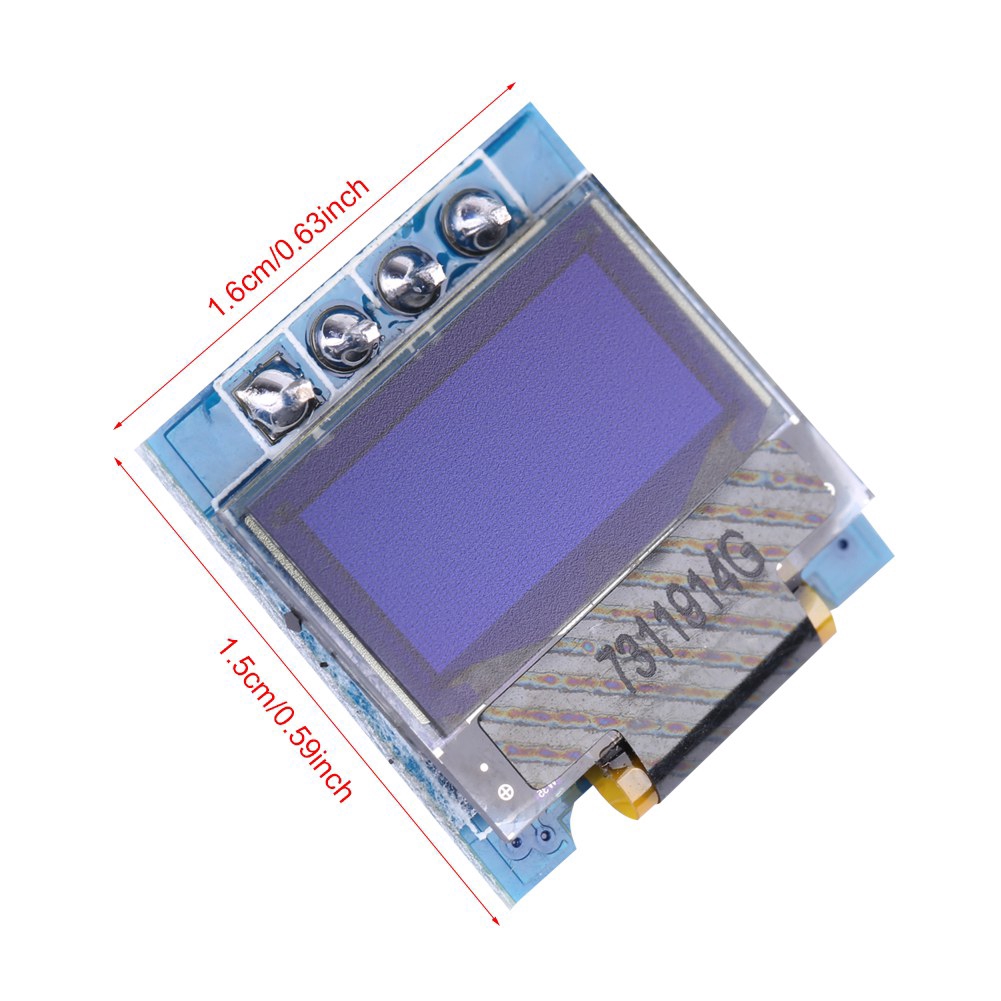 inch IIC Interface OLED SSD1306 Module 49 Resolution I2C Display 12832 ...