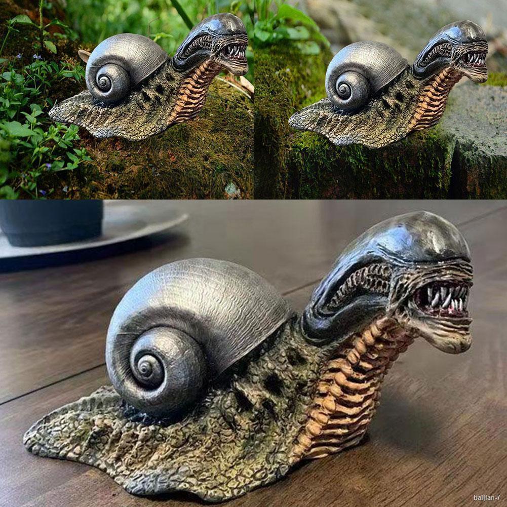 Creative Alien Snail Statue Crafts Decoration Resin Doll Yard Gifts ...