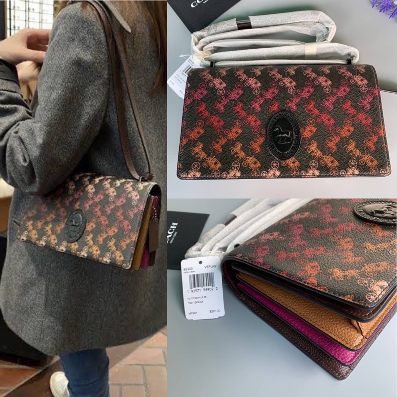 ผ่อน0%~แท้100% COACH 88343 Camille Crossbody With Horse And Carriage ...