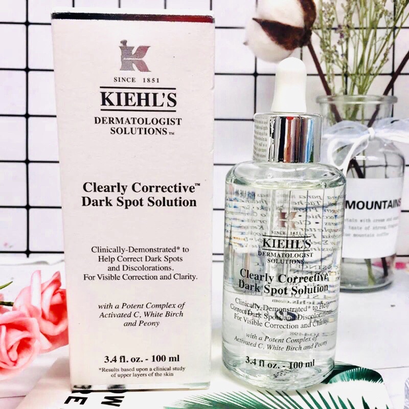 สูตรใหม่ New KIEHLS CIearIyCorretive Dark Spot SoIution 100ml ผิวโทรม ...