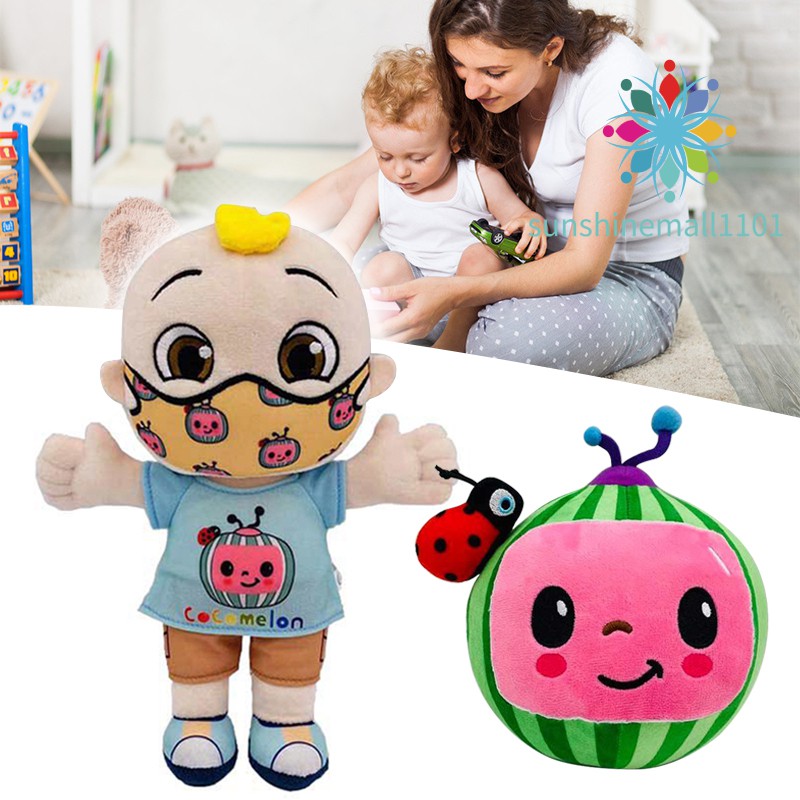 SM01 Cocomelon JJ Plush Toy 26cm/10in Boy Stuffed Doll Educational Kids ...