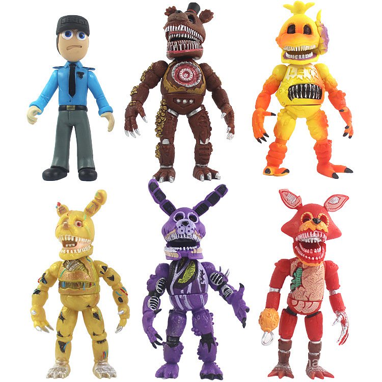ใหม่ โมเดลฟิกเกอร์ Five Nights At FreddyS Action Figure with Light Fnaf ...