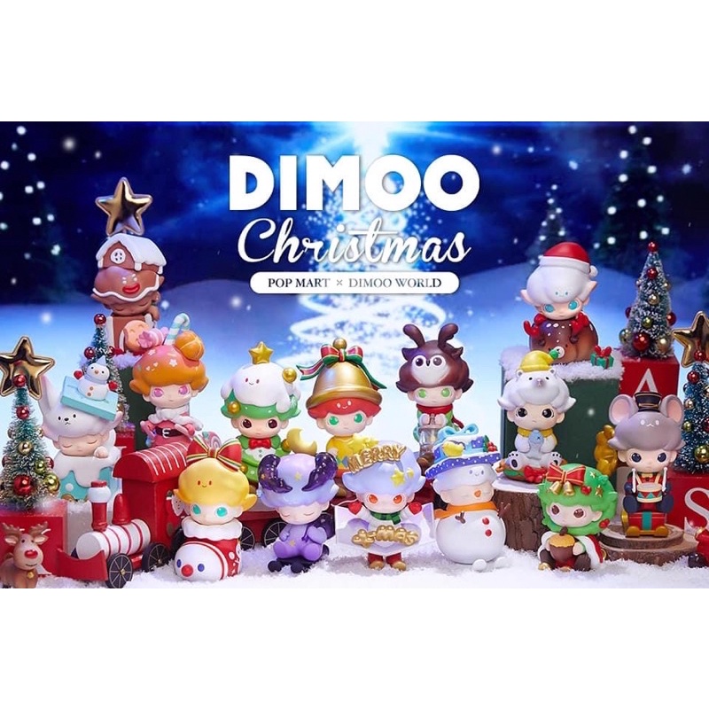 Popmart : Dimoo Christmas กล่องสุ่มDimoo อุปกรณ์ครบ | Shopee Thailand