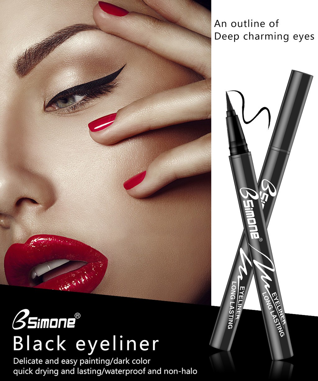 Bsimone Big Eyes Series อายไลเนอร์สีดํากันน้ําและเหงื่อ - qgvhyjuk.th ...