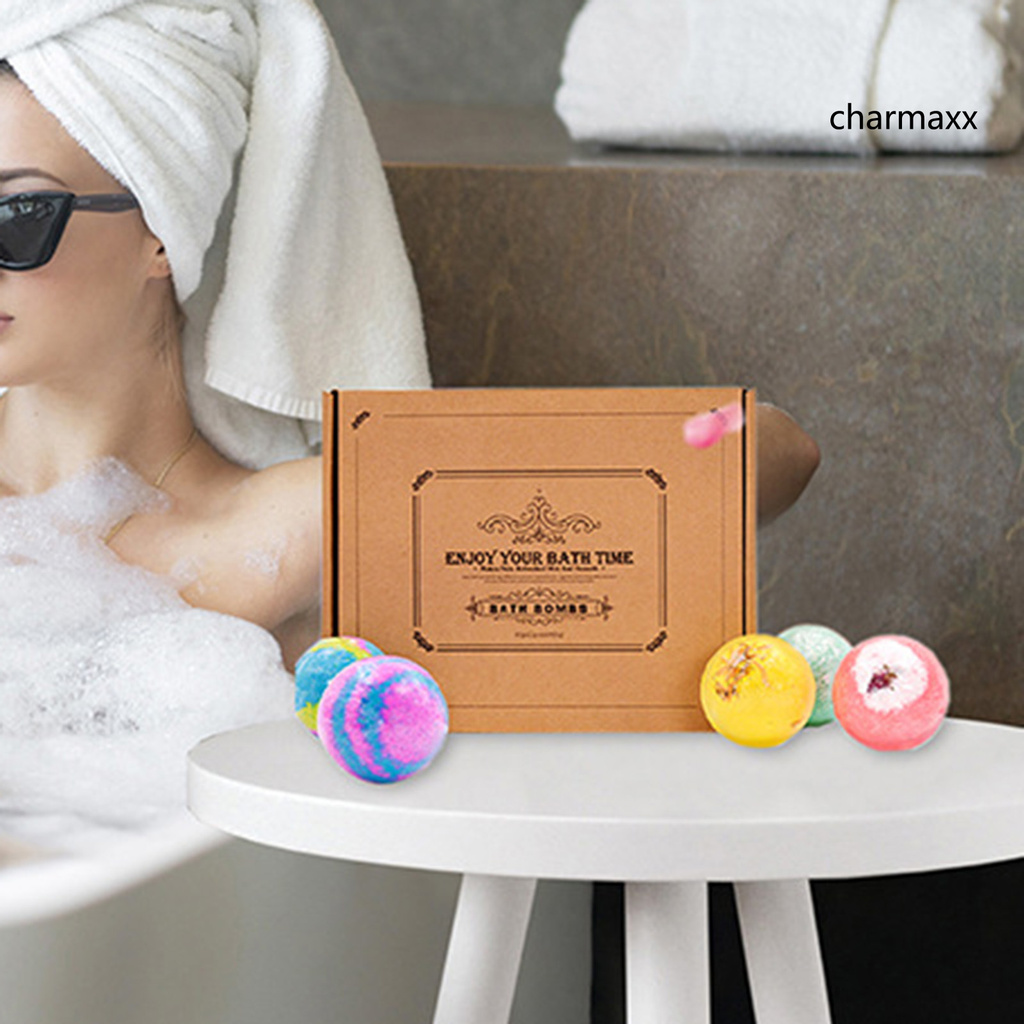 Cxsh ลูกบอลอาบน้ําเกลือน้ํามันหอมระเหยให้ความชุ่มชื้น 12 ชิ้น / ชุด ...