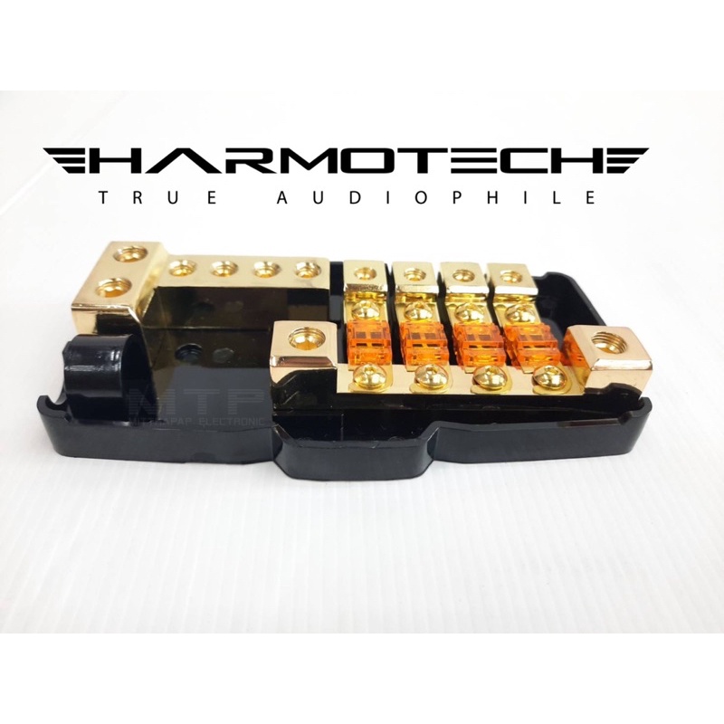 ฟิวส์เครื่องเสียง HARMOTECH HT-MINI FUSE 1-4 PG เข้า 1 ออก 4 - mm ...