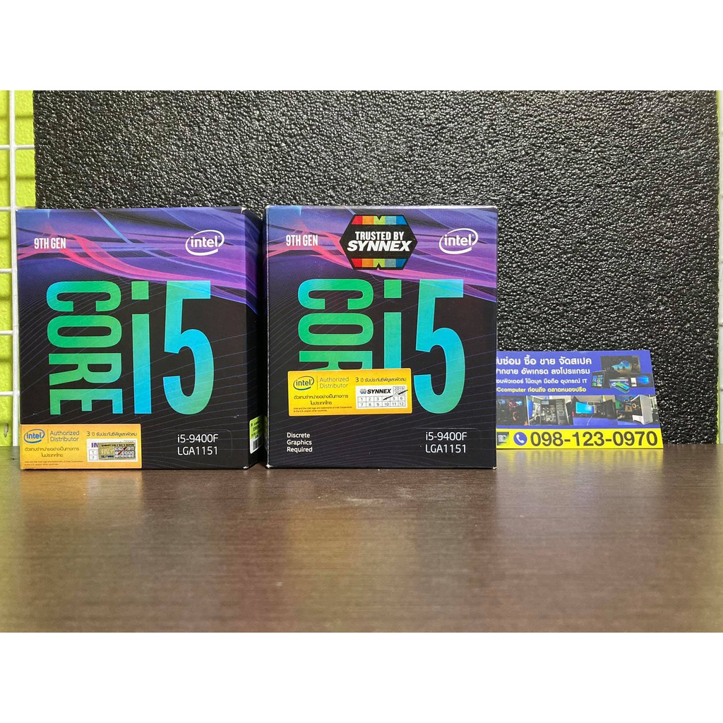 INTEL CORE I5 - 9400F 6C 6T / GTX1650 O4GD6 GAMING โต๊ะ+เก้าอี้Gaming+ ...
