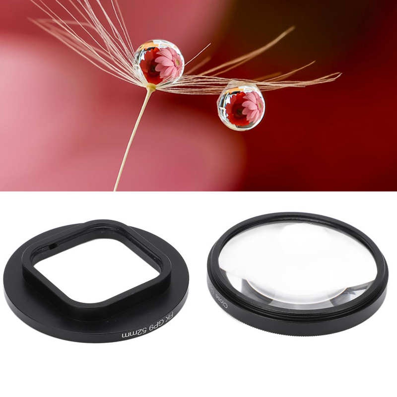 52mm 10x Close Up Macro Lens Filters Set Action Camera Lens Filters for ...