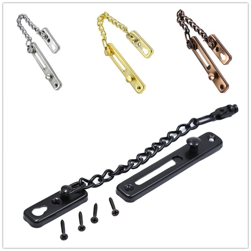 Thick Anti-theft Security Door Lock Window Padlock Bolt Chain Locks for ...