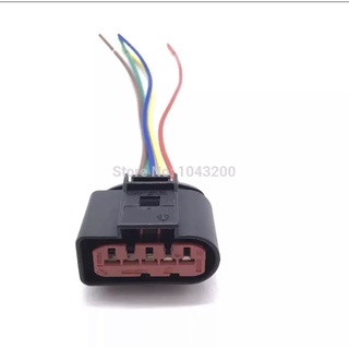 AK81 1J0973775A For VW / AUDI MAF Mass Air Flow Sensor 5 Pin Connector ...