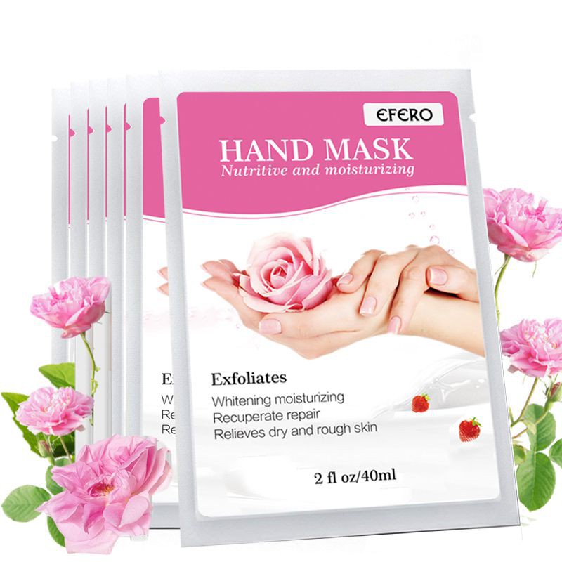 Efero Exfoliating Hand Mask Wax Peel Hand Care Moisturizing Spa ...