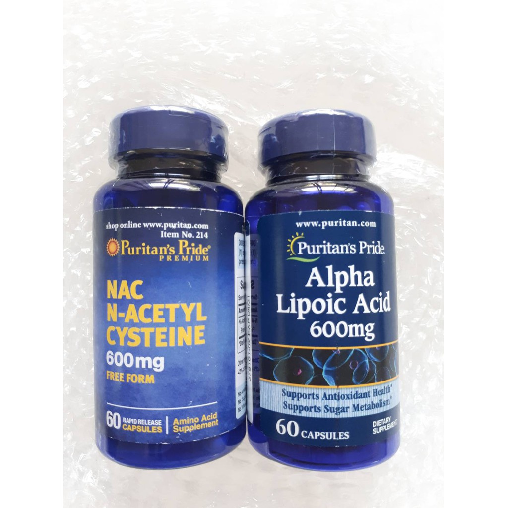 (ชุดสุดคุ้ม บำรุงผิวกระจ่างใส) N-Acetyl Cysteine (NAC) 600 mg 60 แคปซูล ...