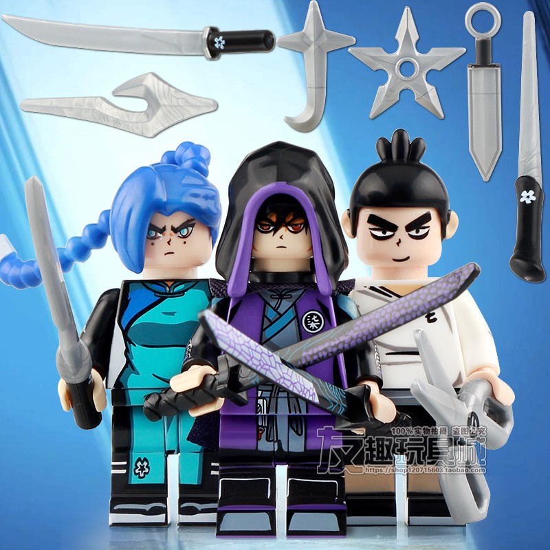 Assassin 567 ตุ๊กตาเลโก้มีดวิเศษพันใบมีดปริศนาของเล่นเด็ก MOC ของบุคคล ...