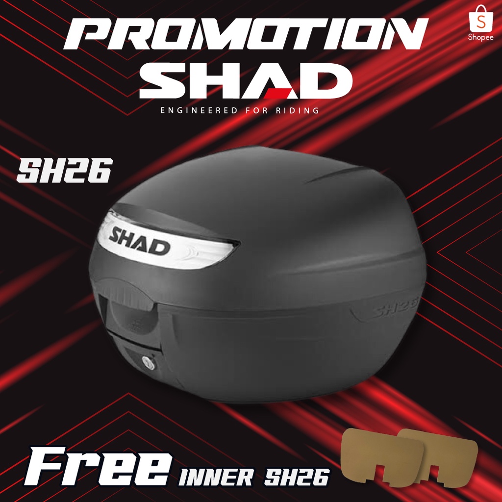 กล่องท้าย SHAD SH26 ขนาด 26 ลิตร - phetcbn - ThaiPick