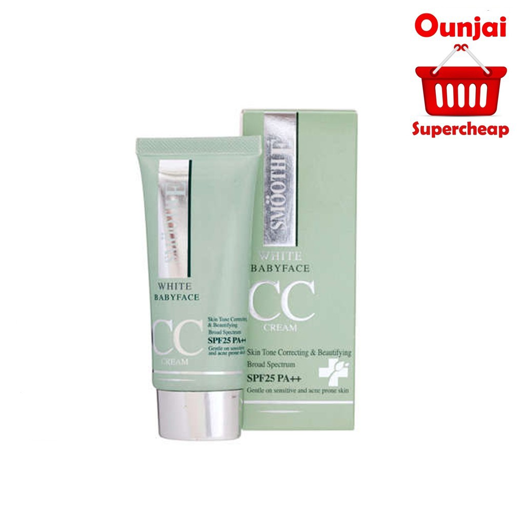 Smooth E White Baby Face CC Cream สมูทอี ซีซี ครีม 7g. / 30g ...