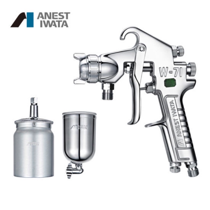 กาพ่นสี W-71 ถ้วยบน SPRAY GUN W-71 GRAVITY IWATA - iwamac.ltd - ThaiPick