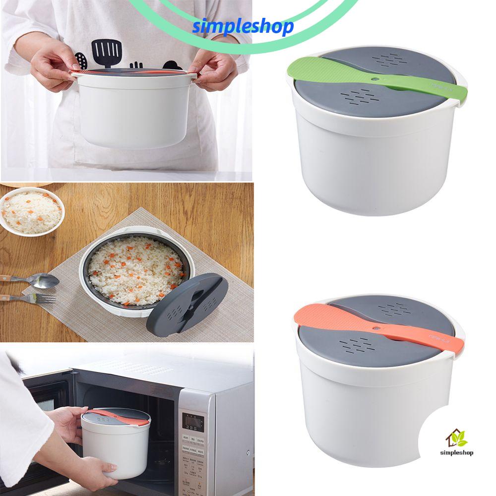 SIMPLE Creative Microwave Rice Cooker Home Food Container Vegetable ...