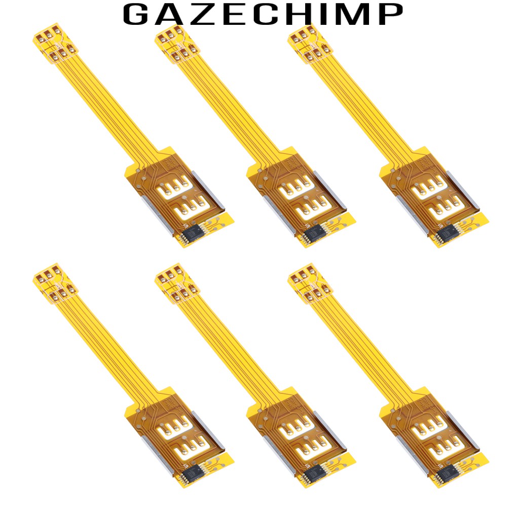 อะแดปเตอร์ซิมการ์ด Dual Sim Card Single Standby Can Switch 6 ชิ้น ...