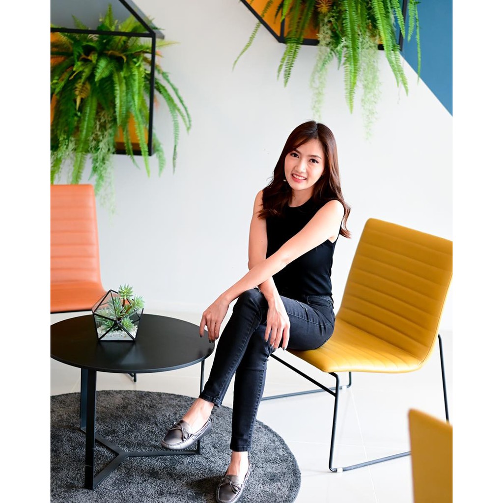 Soulmate Shoes รองเท้าหนังแท้ Mellow Mate in Gun Metallic ...