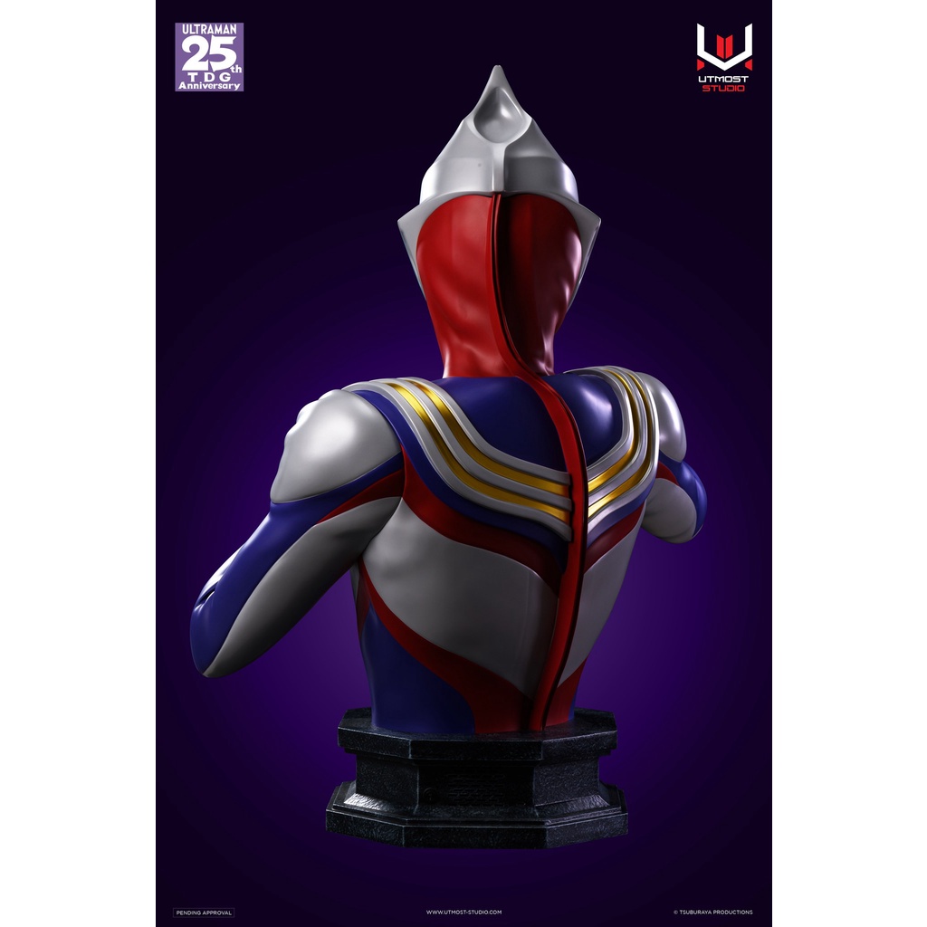 UTMOST STUDIO ULTRAMAN TIGA MULTI 11 SUIT SIZE HALF BUST STATUE ...