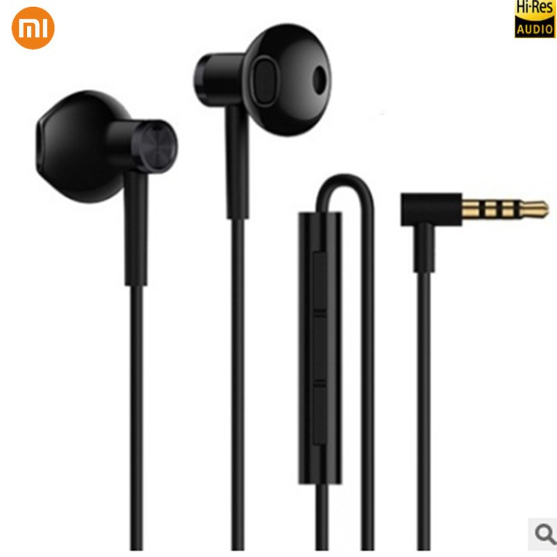 ชุดหูฟัง：al Xiaomi Hybrid Dual Driver BASS 3.5mm Universal InEar ...