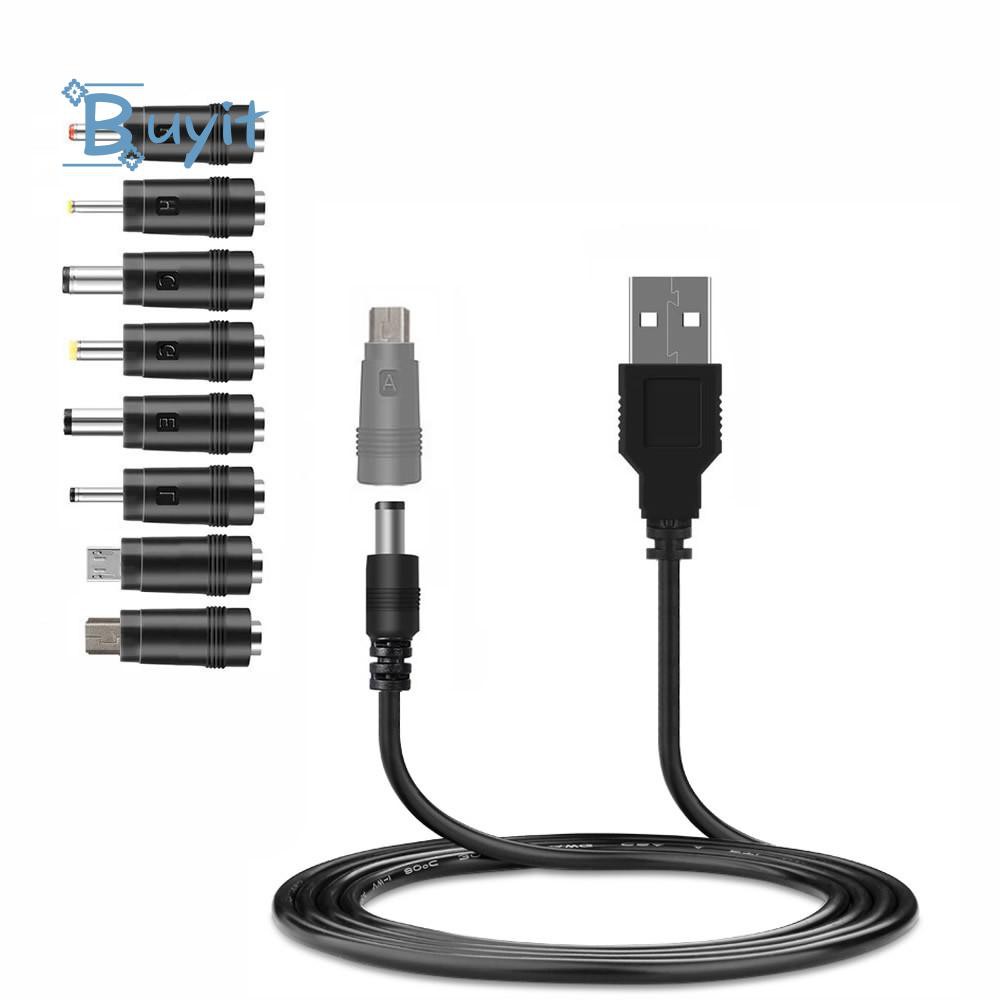 Practical Universal USB to DC Charging Cable Power Cord Plug Connector ...