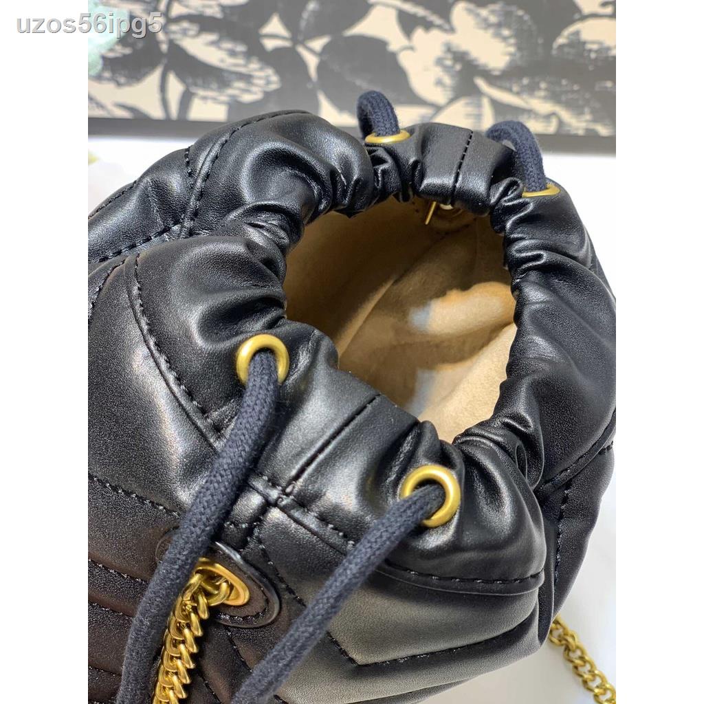 High Quality Black V-Shaped Bag With Chain Strap (Box) 575163 - k ...