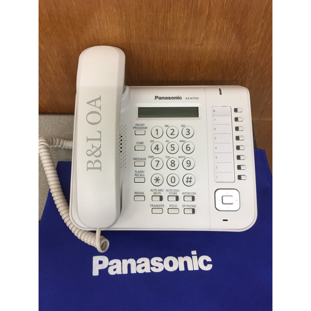 Panasonic IP Phone KX-NT551 (PoE) 8 keypads POE Gigabit (8 ปุ่ม) | Shopee Thailand