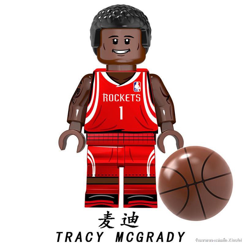 ของเล่นเด็กนักบาสเก็ตบอล NBA Curry Bryant Jordan Xiaoyao James Wade ...