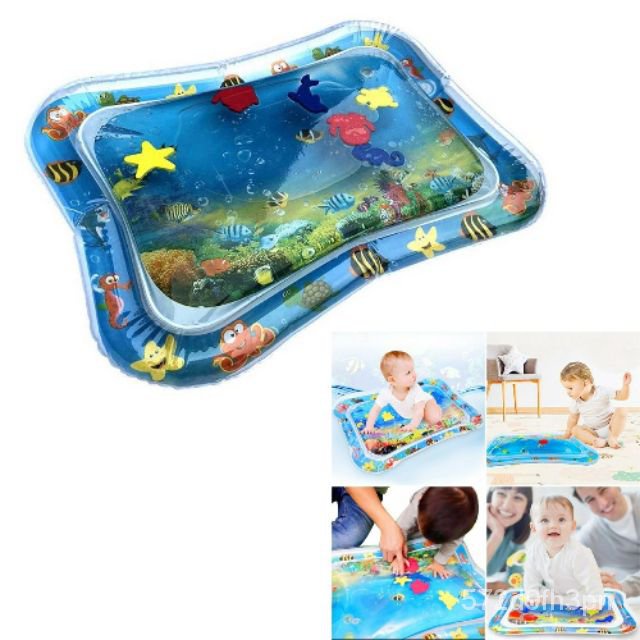 ( READY STOCK MALAYSIA )Baby toddlers inflatable water play mat infants ...