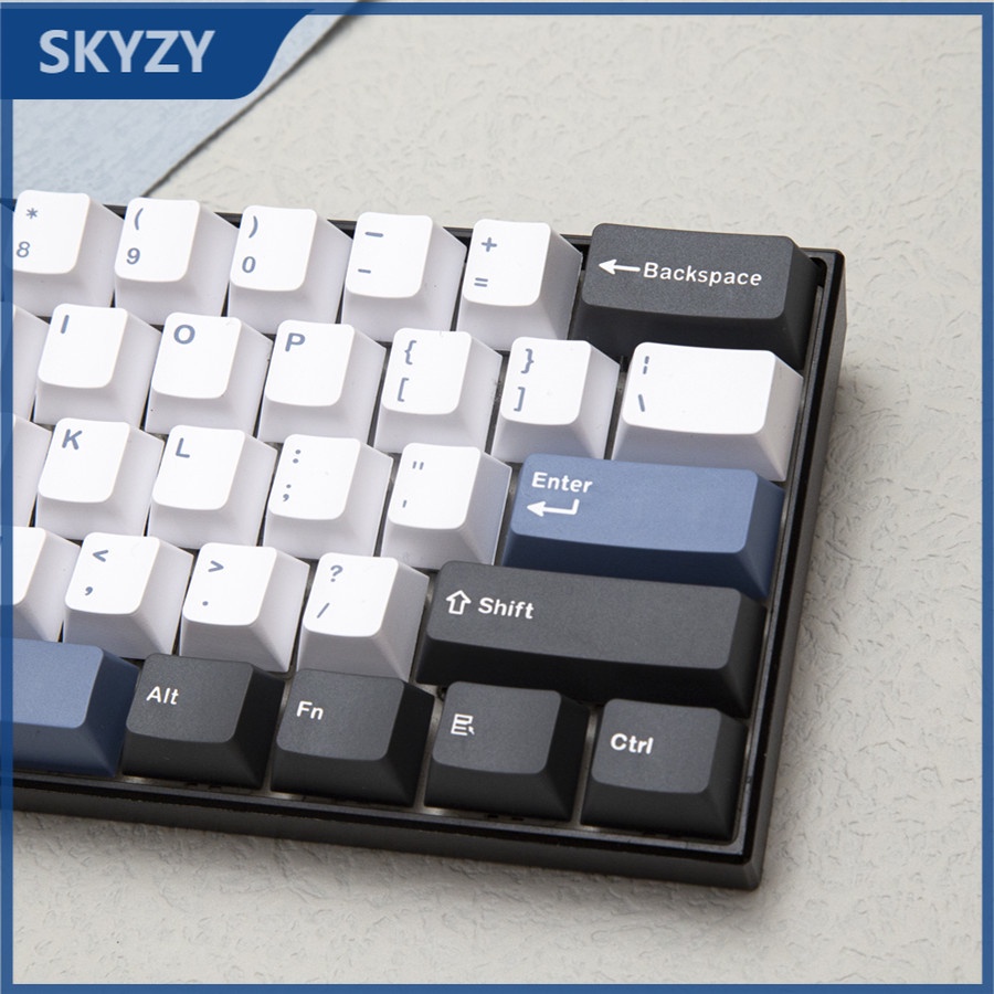 Arctic Keycap OEM Profile 135 Keys PBT Double Shot Mechanical Keyboard ...