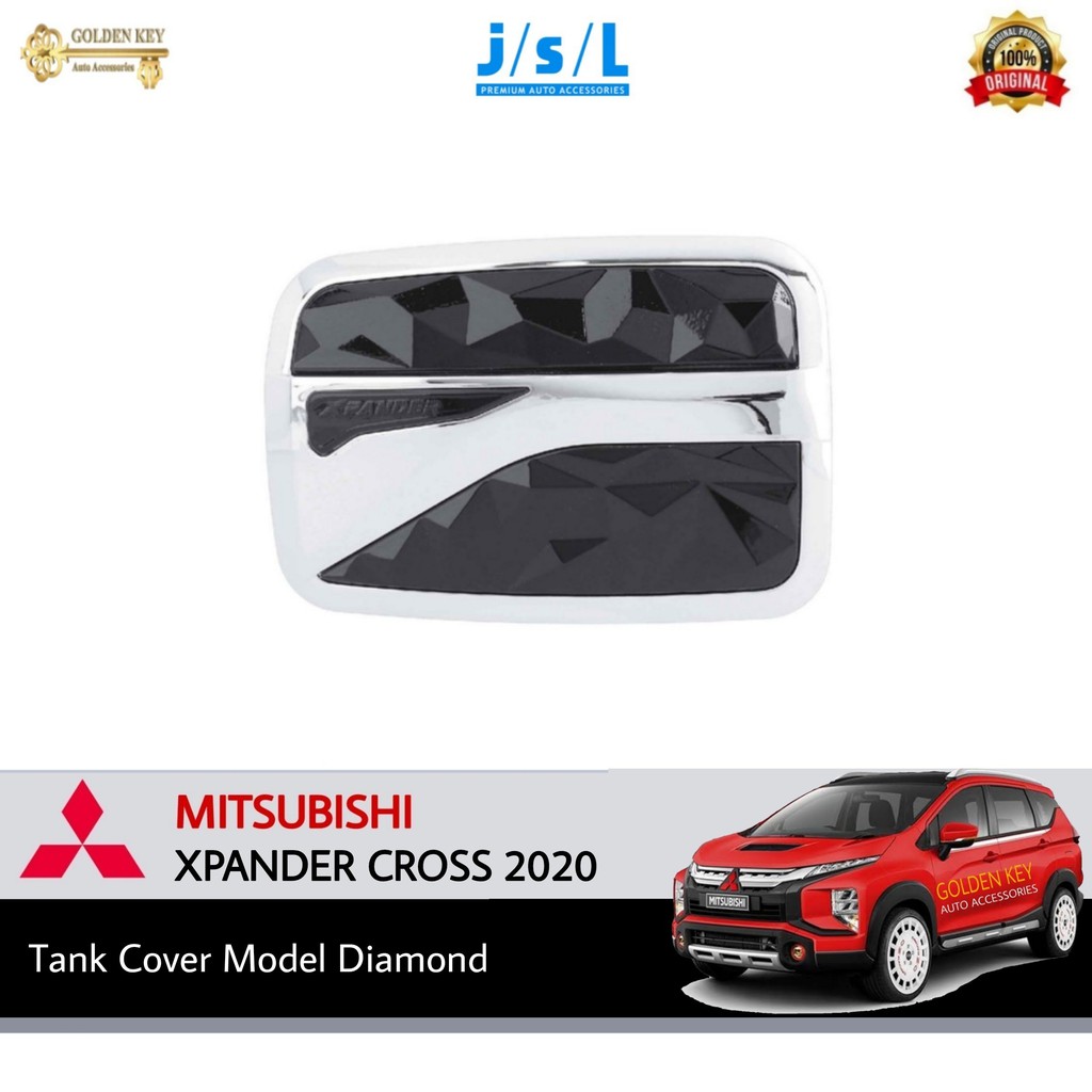 Xpander Cross 2020 Keyless ฝาครอบกุญแจ เคสแพลทินัม ฝาครอบถังเพชรโครเมี่ ...
