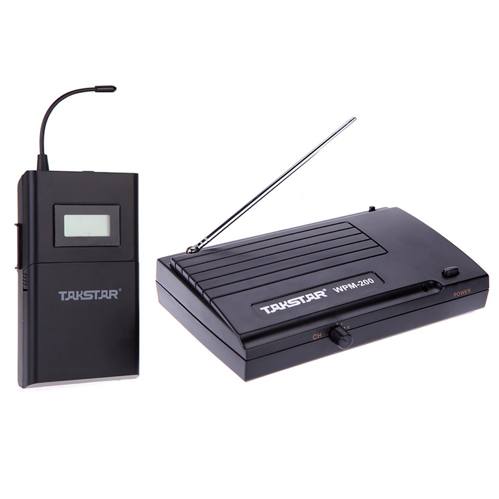 Takstar WPM-200 Wireless Monitor System UHF Transmitter and Receiver ...