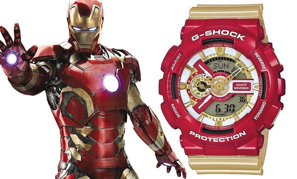 CASIO G-Shock Iron Man นาฬิกาข้อมือ สายเรซิ่น รุ่น GA-110CS-4A Limited ...