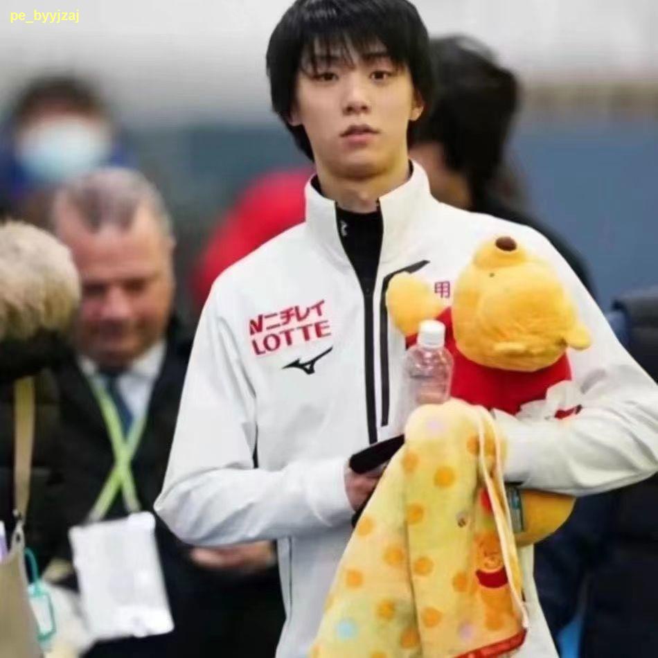 คะนองYuzuru Hanyu Pooh Bear Winnie the Pooh Doll Plush Toy ตุ๊กตาน่ารัก ...
