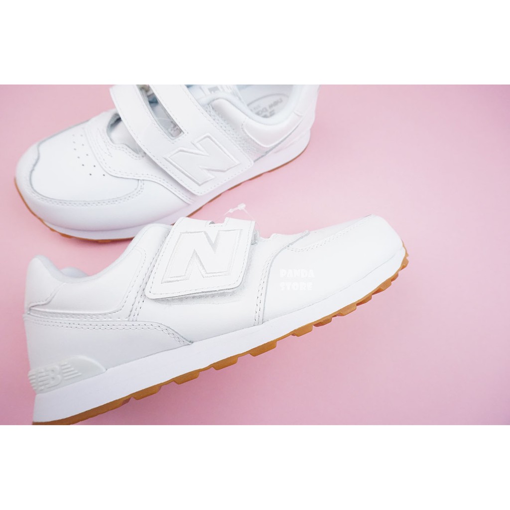 NEW BALANCE ใหม่ BALANCE 574 NB Velcro Felt KV574G8Y รองเท้าหนัง พื้น ...