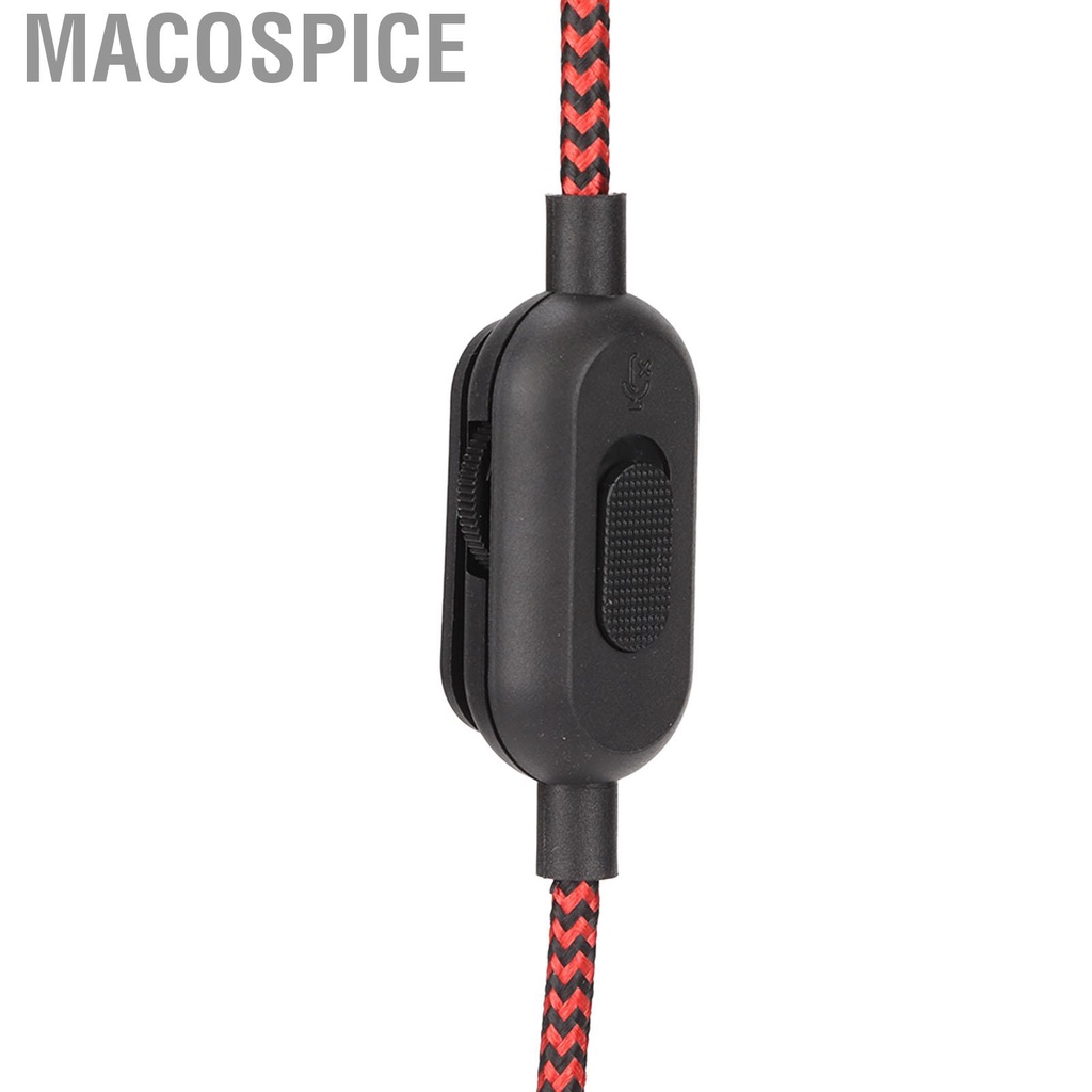 Macospice Headphone Cable Built in Mic Replacement Headset Wire with ...