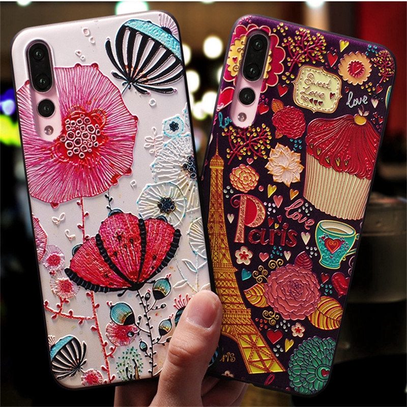 เคสโทรศัพท์ซิลิโคนสำหรับ Huawei P30 Pro Nova 4 Honor V20 3D - cleptone.th - ThaiPick
