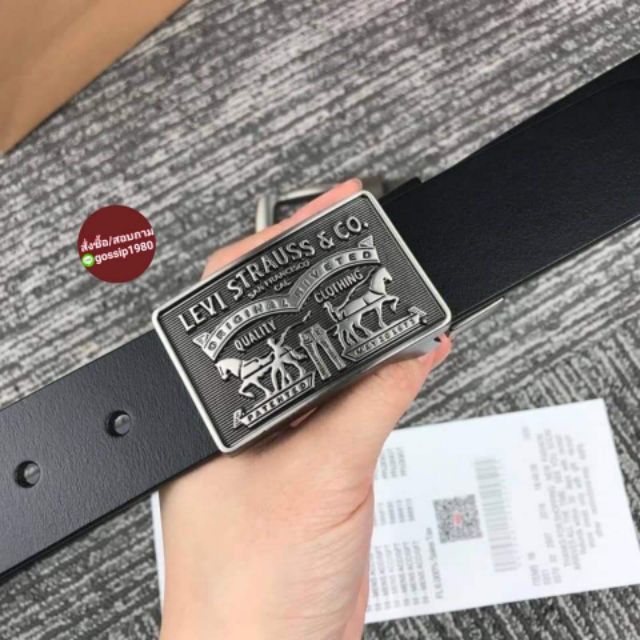 LEVI’S LEATHER 2 BUCKLES BELT VALUE PACK... แท้????% - gossip1980 ...