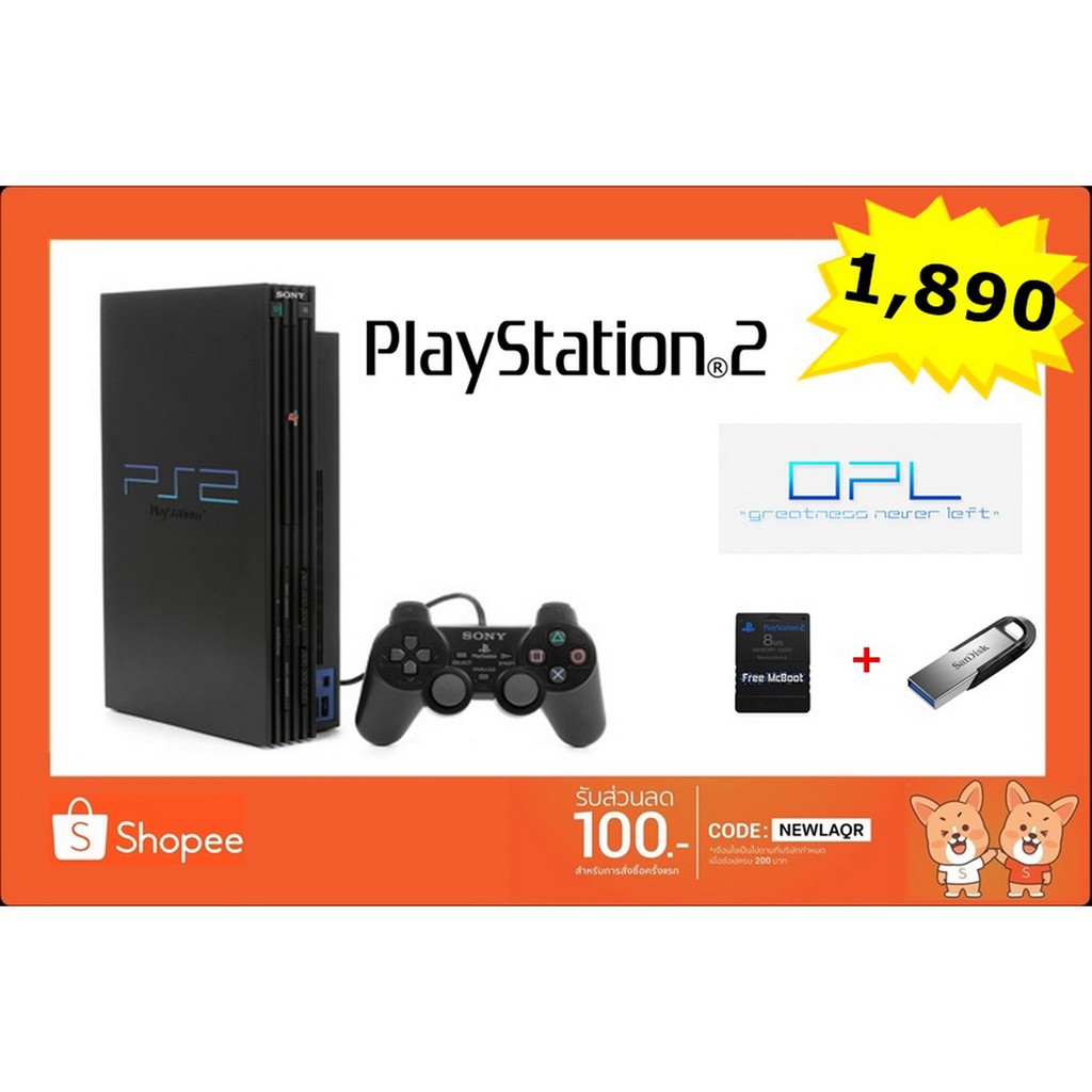 SELL Official SONY PlayStation 2 FAT Model McBootOPL with USB 32-128GB ...