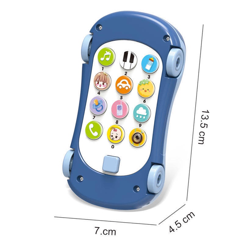 Childrens Cartoon Toy Car Boy Baby Simulation Shock-Resistant Mobile ...