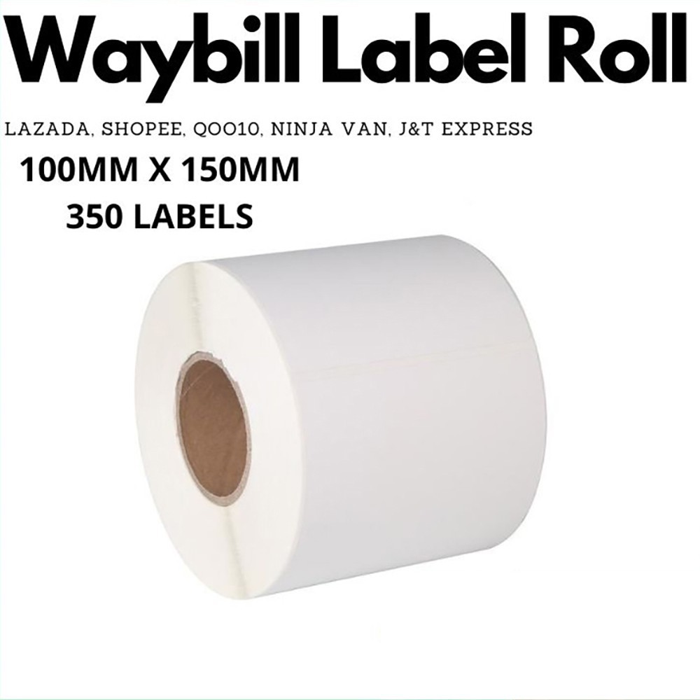 100X150 Mm 4X6 Inches Direct Thermal Label Waybill Airway Bill Sticker ...