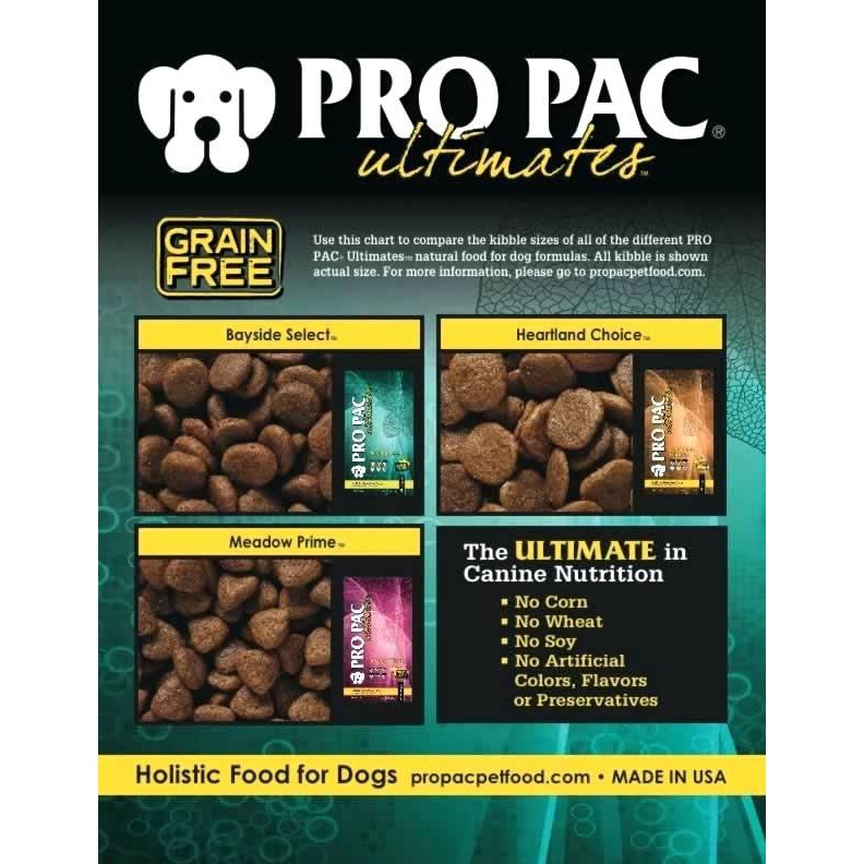 Pro Pac Bayside Select Holistic Dog Food White Fish Grain-Free For All Life Stages Dogs (2.5 Kg ...