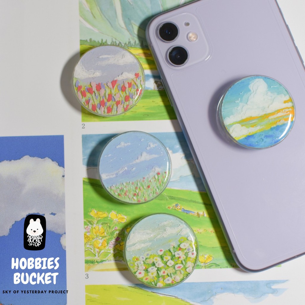 ที่ติดหลังโทรศัพท์ griptok Sky of yesterday - anemone_studio - ThaiPick