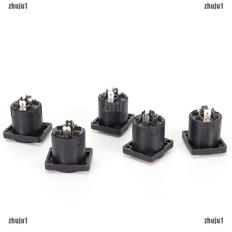 Fto 10 x Speakon 4 Pin Female Jack Compatible Audio Cable panel Socket ...