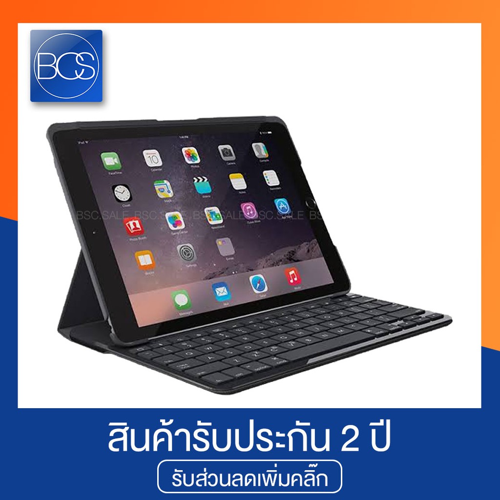 Logitech Slim Folio Case with Integrated Bluetooth Keyboard for iPad ...