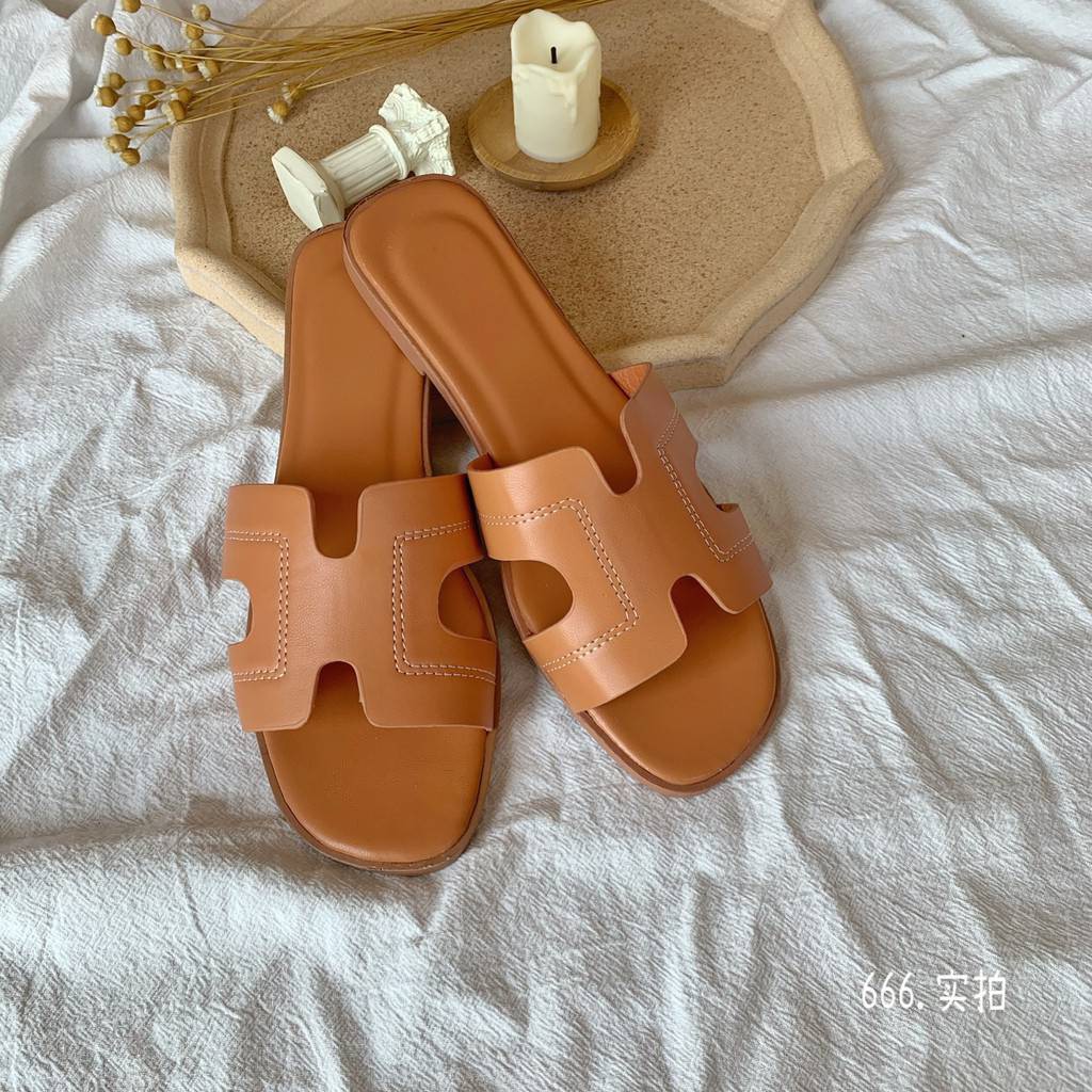 Kimi.Shop รองเท้าหนังPVC รองเท้าพร้อมส่ง รองเท้าแตะผู้หญิง รองเท้า ...