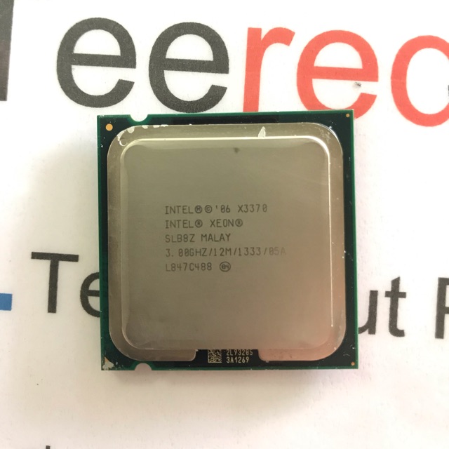 Cpu 775 Intel Xeon X3370 3.00Ghz 4C 4T เเรงเท่าQ9650 | Shopee Thailand